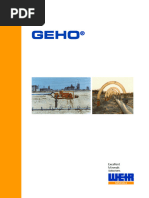 Geho ZPM TZPM Series Spec Sheet | PDF | Pump | Piston