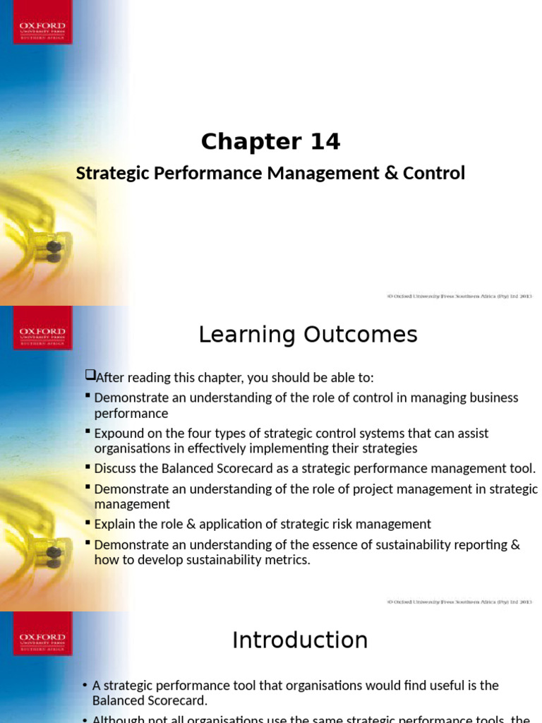 Strategic Management 3e - Chapter 4 | PDF | Project Management | Risk ...