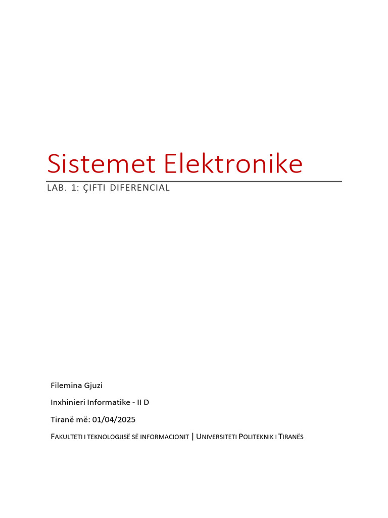 Lab 1 CiftiDiferencial Filemina-Gjuzi | PDF