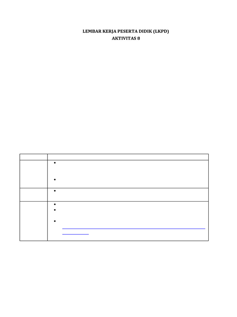 LKPD 8 Kelas X | PDF