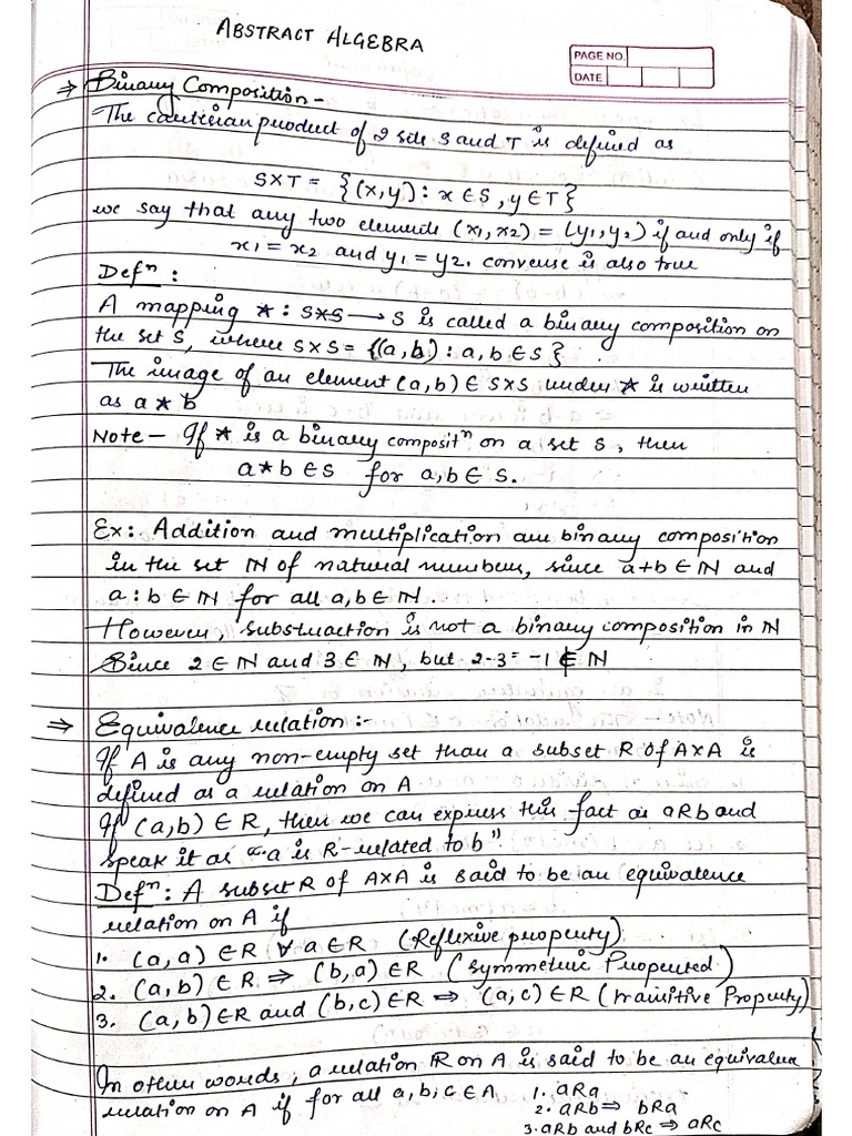 Abstract Algebra | PDF