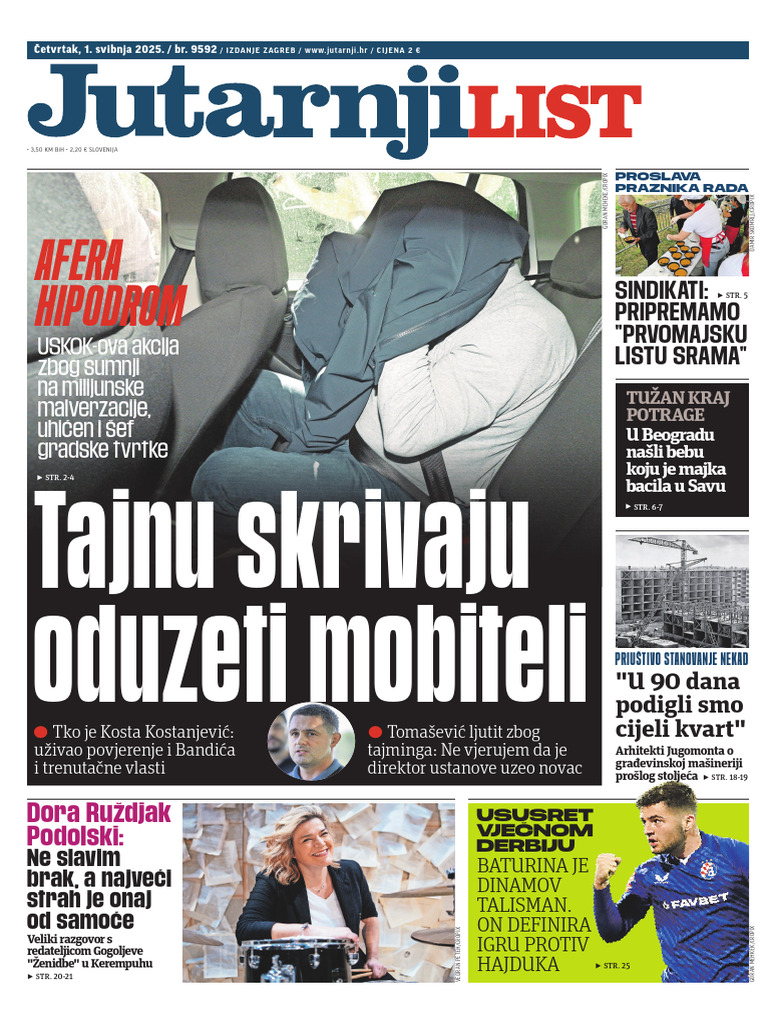 Jutarnji list 1.5.2025. | PDF