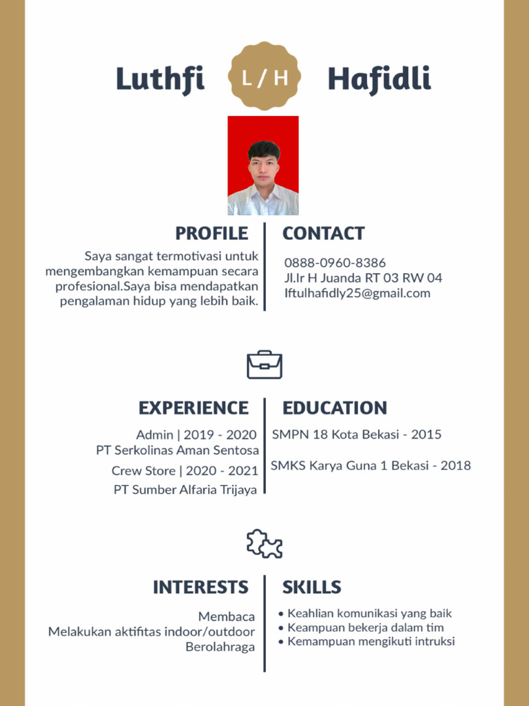 CV Luthfi | PDF