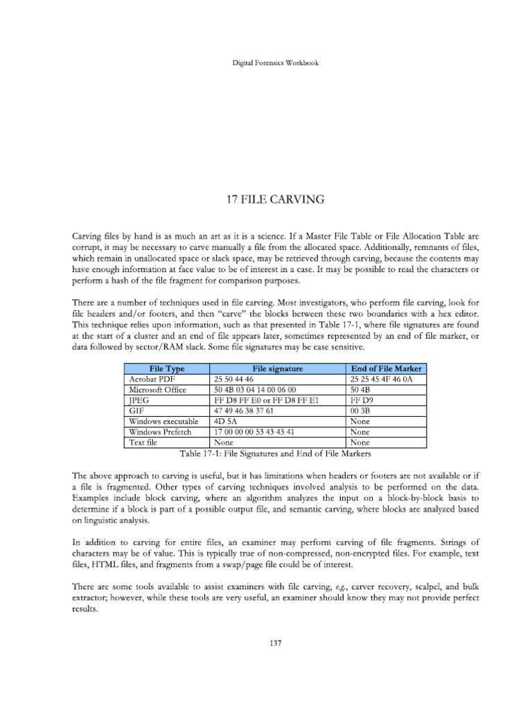 File Carving | PDF