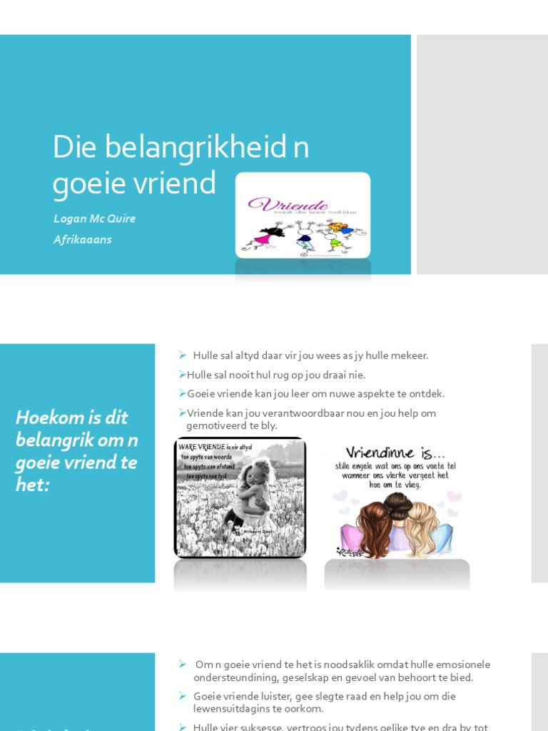 Logan MC Quire Afrikaans | PDF