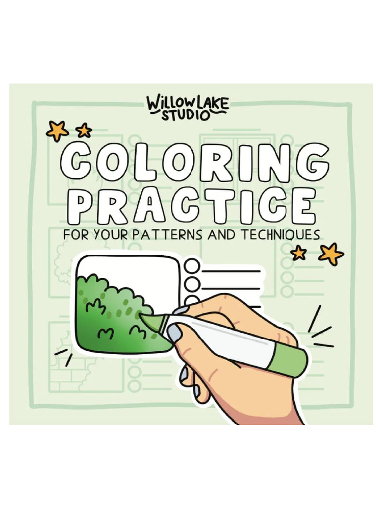 Coloring Practice For Your Patterns and Techniques PDF BySuaColoringEra ...