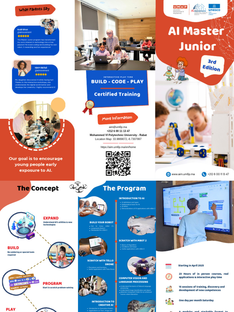 Brochure AI Master Junior 2025 | PDF | Artificial Intelligence ...