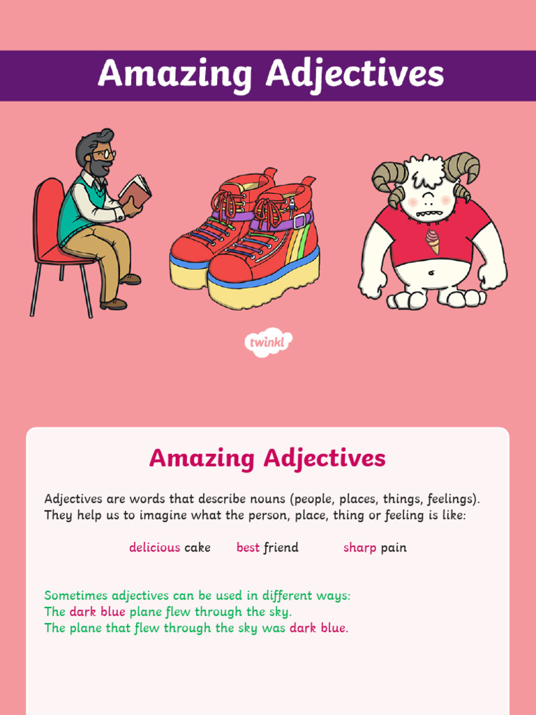 Adjectives PowerPoint Presentation | PDF