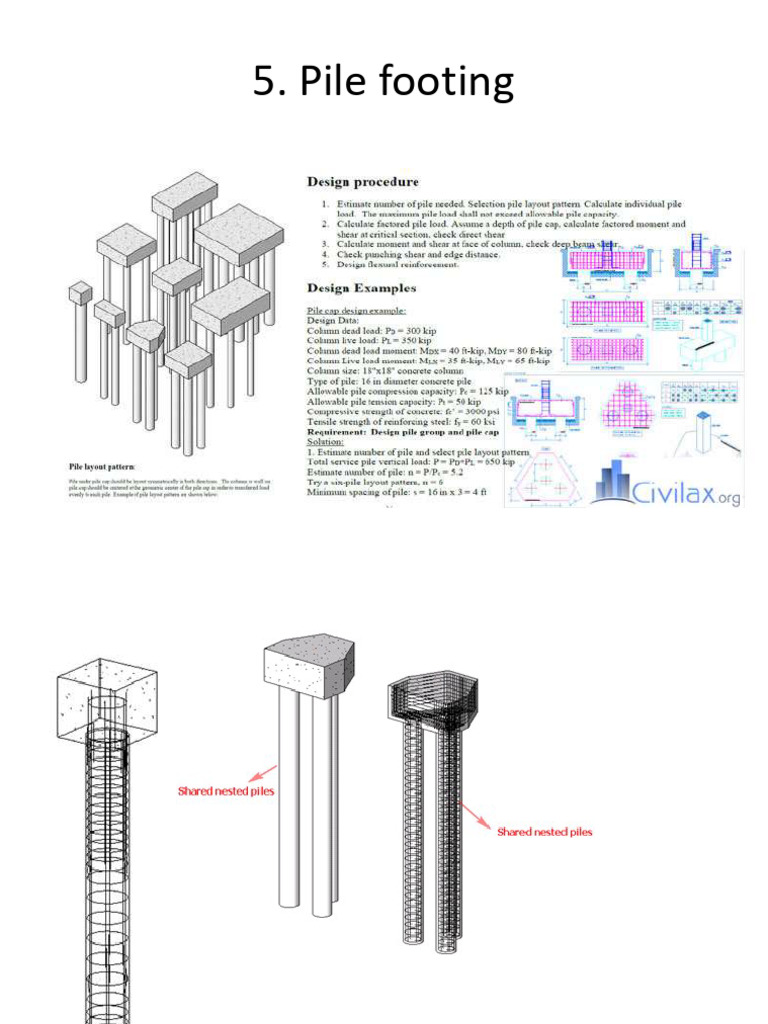 Pile Footing | PDF