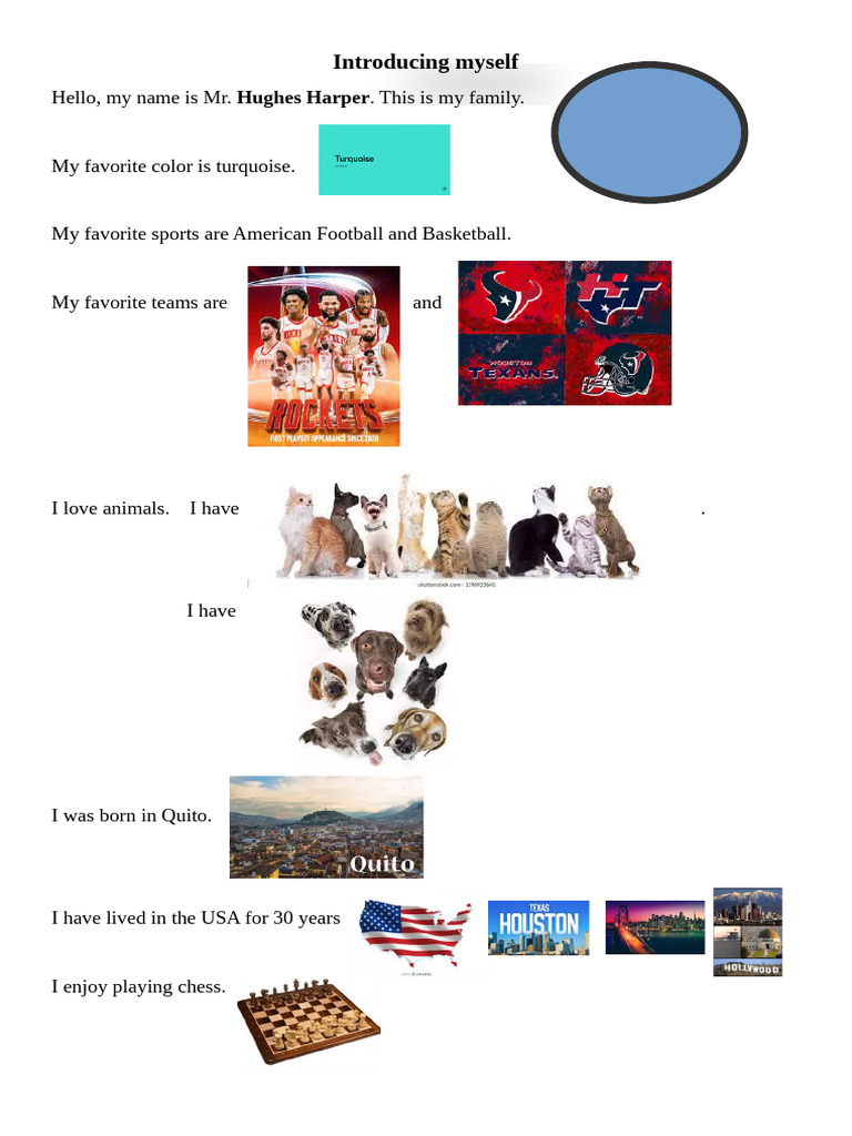 Introducing Myself | PDF