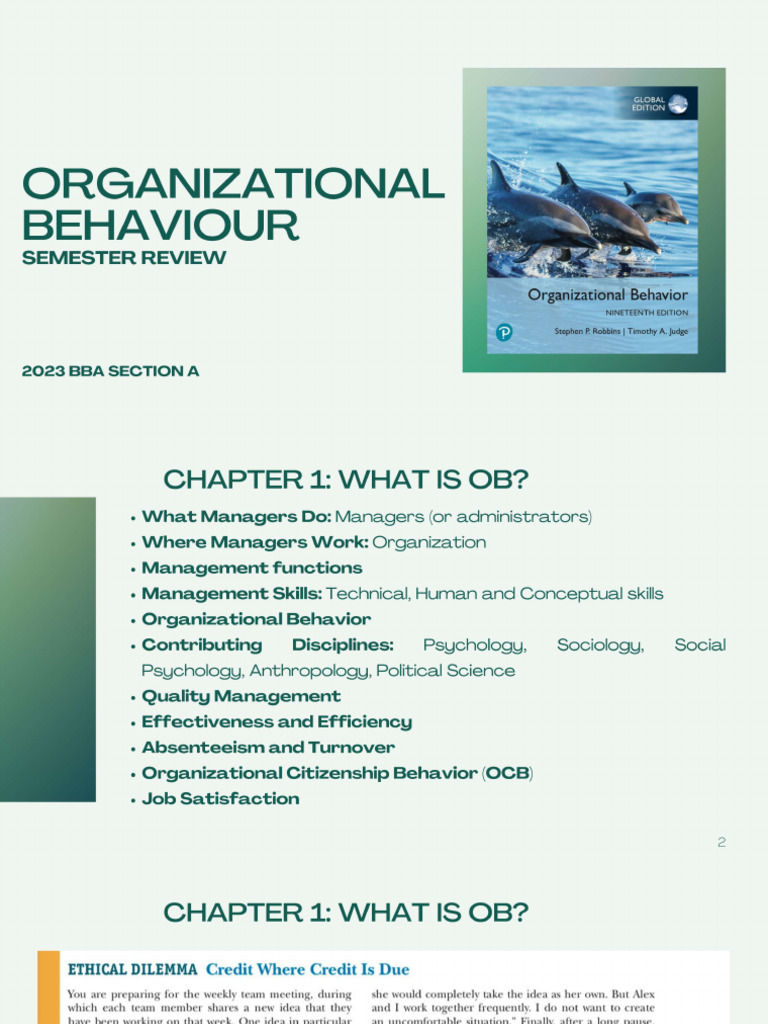 Ob Chapter Review - Compressed | PDF