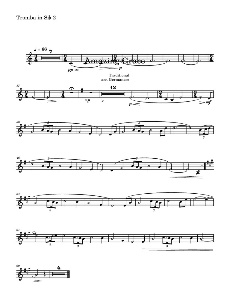 Amazin grace 2025 - Definitiva-Tromba_in_Sib_2 | PDF