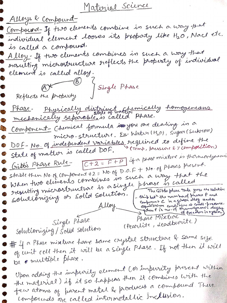Phase Diagram Notes | PDF