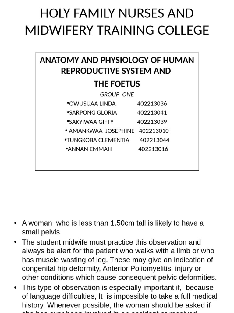 Anatomy and Physiology of Human Reproductive | PDF | Pelvis | Childbirth