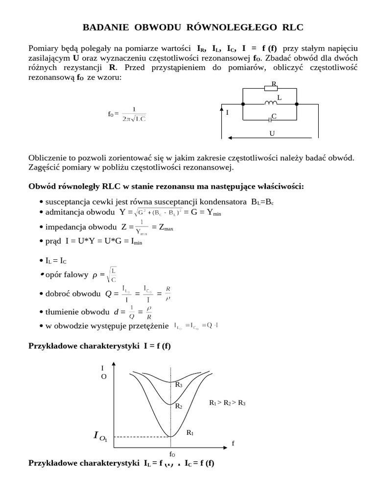 Obw Rown RLC | PDF