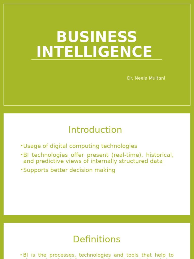 Business Intelligence and Data Warehousing | PDF | Data Warehouse | Metadata