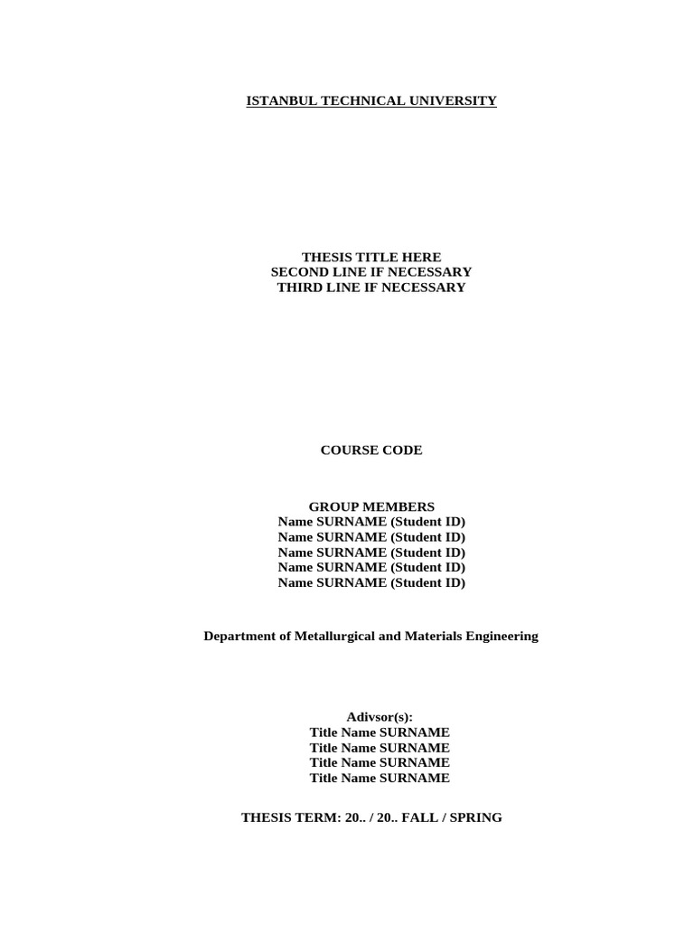 Thesis Template 492E-4902E ENG | PDF