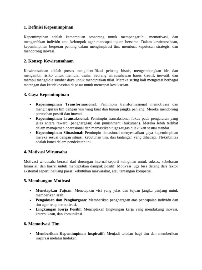 Penjelasan PPT Kewirausahaan | PDF