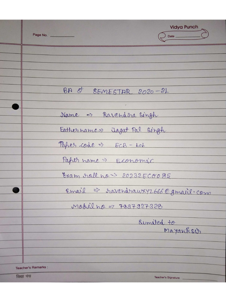 Economic Paper Code 101 | PDF