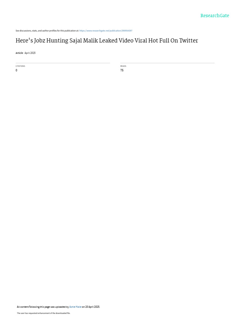 Original Jobz Hunting Sajal Malik New Viral Video | PDF | Online ...