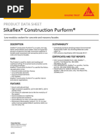 Sikaflex 140 Construction | PDF | Concrete | Paint