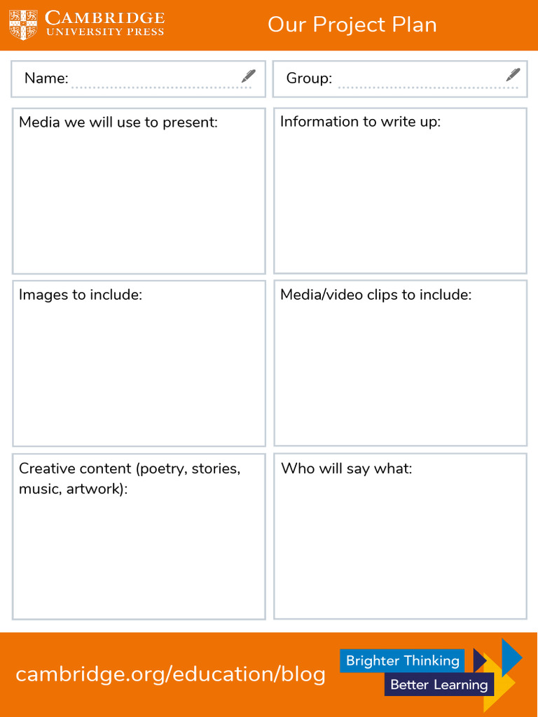 Our Project Plan Worksheet | PDF