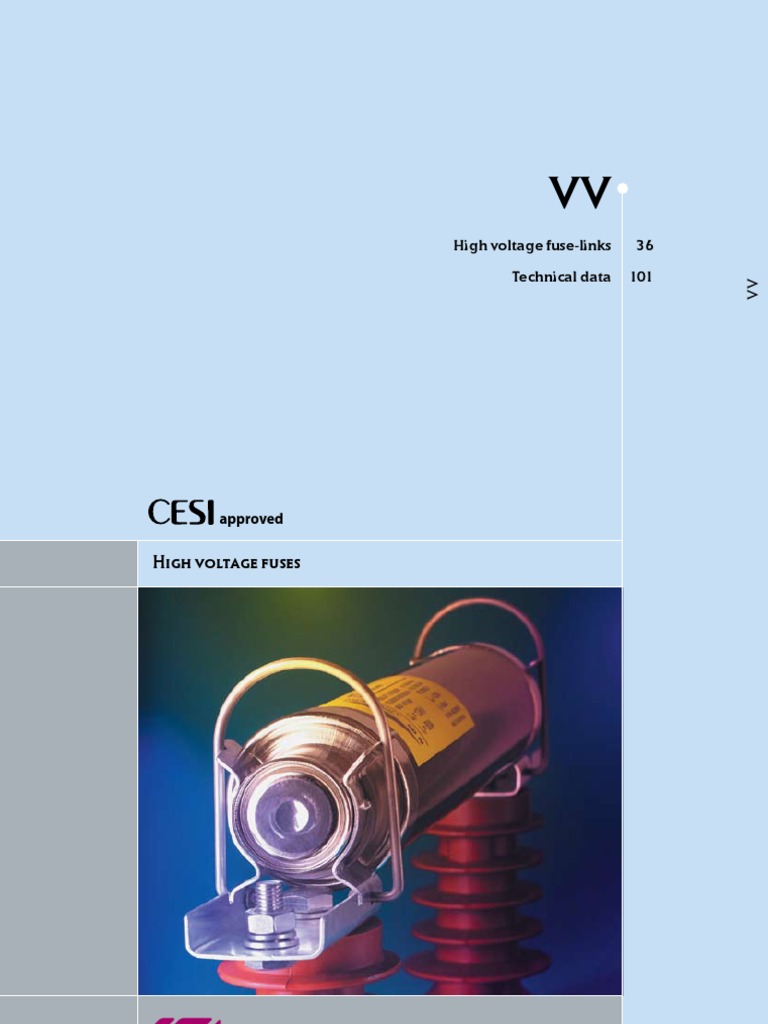 High Voltage Fuses | PDF | Fuse (Electrical) | Electrical Equipment