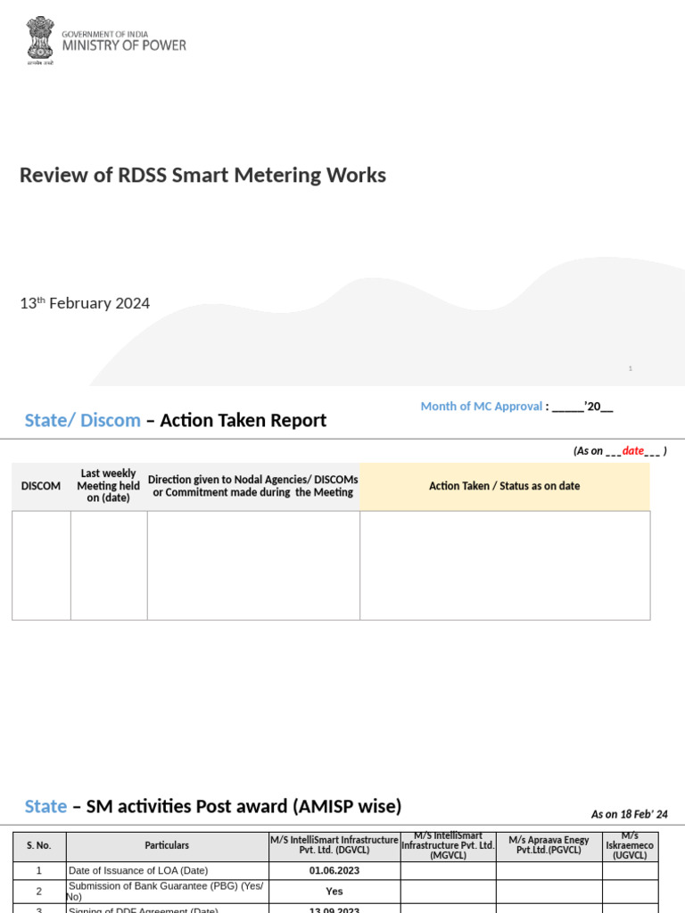 Smart Metering Review Template 18.02.2024 | PDF | Service Industries ...