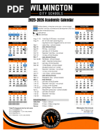 CMS 2025-2026 Academic Calendar | PDF