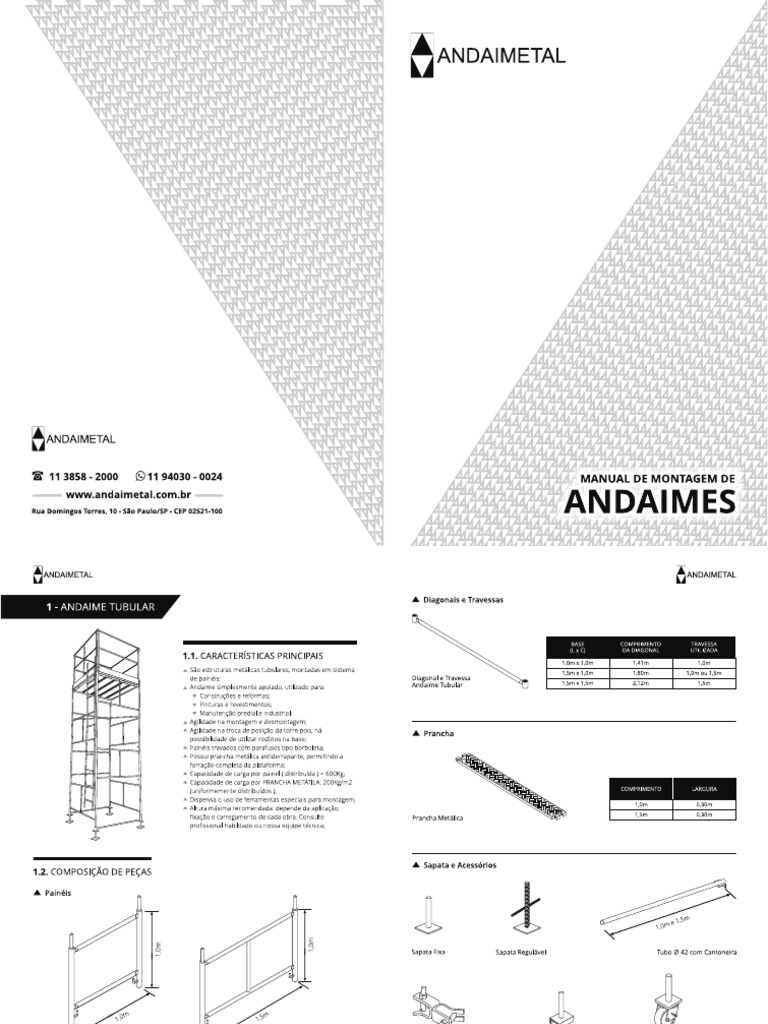 ANDAIMETAL - MANUAL ANDAIMES - Rev2 | PDF
