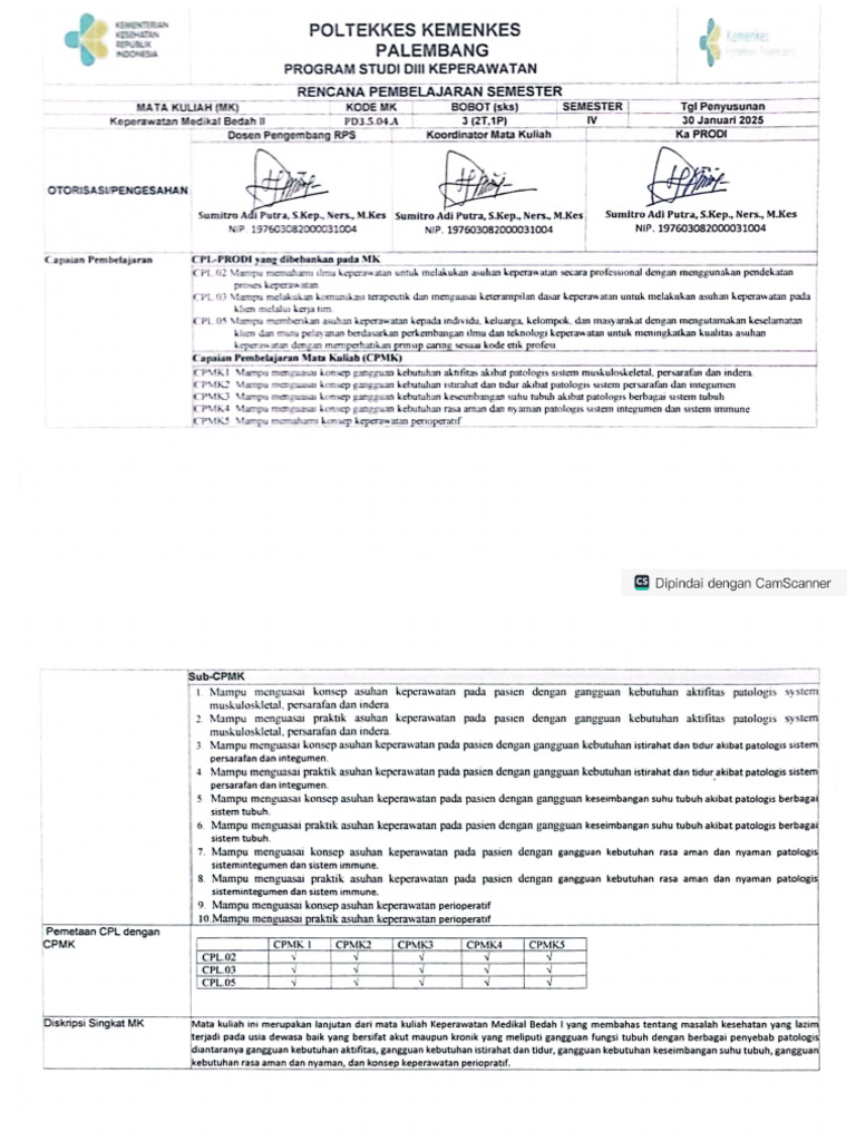 Rps KMB II 2024-2025 Fix | PDF