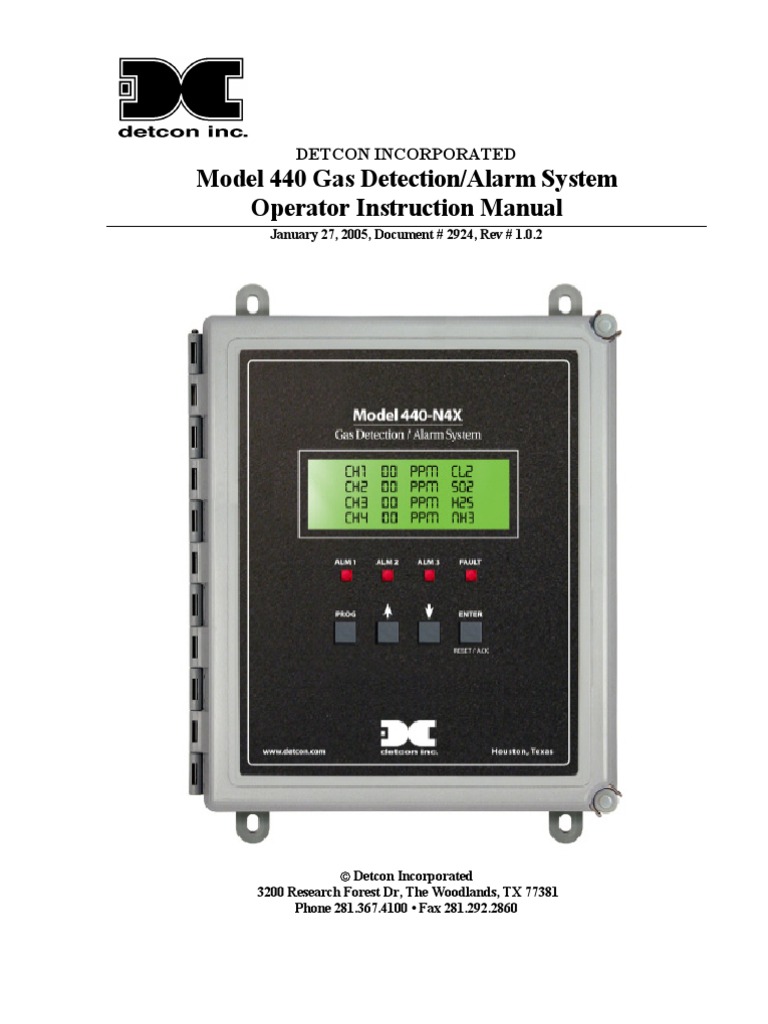 440-N4X Operations Manual | PDF | Relay | Switch
