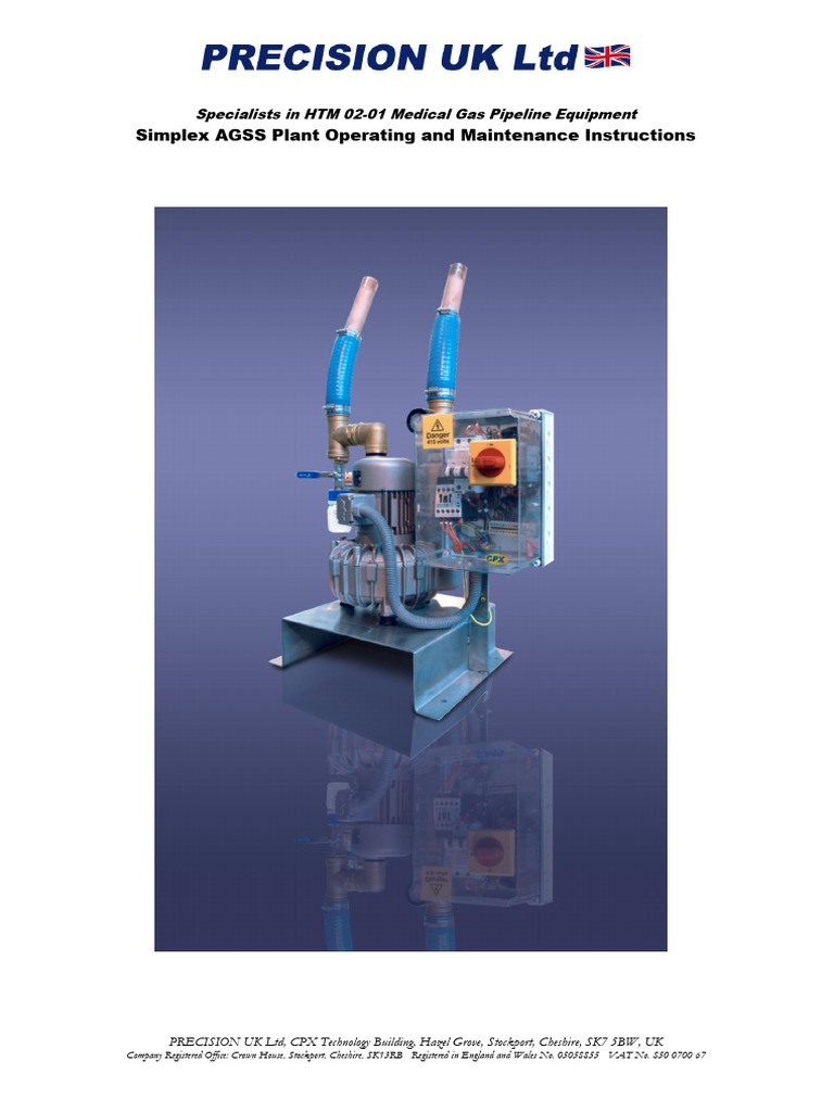 AGSS Plant Operation & Maintenance Guide | PDF | Pump | Fuse (Electrical)