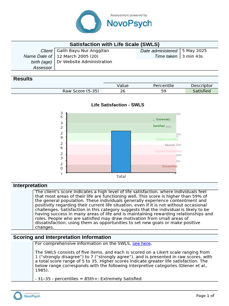 Galih Bayu Nur Anggitan - 012411014 - Tugas 1 | PDF | Percentile ...