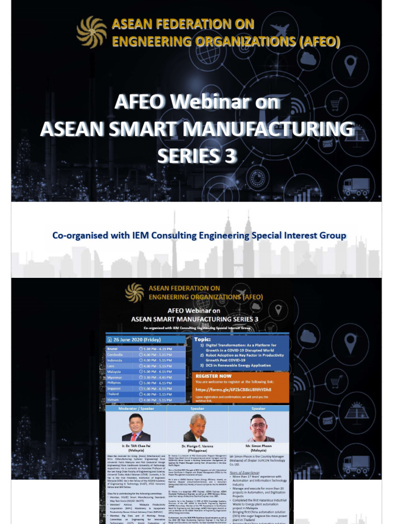 A Catalyst For ASEAN Industry 4.0 (DR Tan Chee Fai) | PDF | Economies