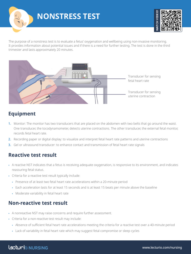 Nursing CS Nonstress Test 02 | PDF