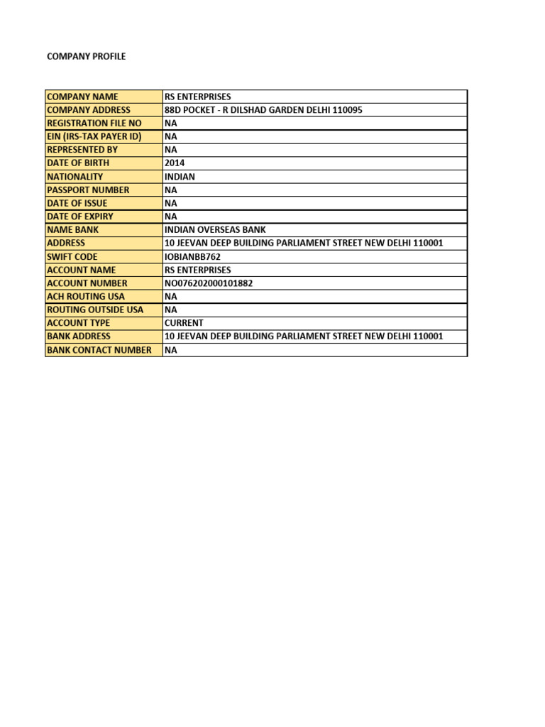 Rs Interprises | PDF