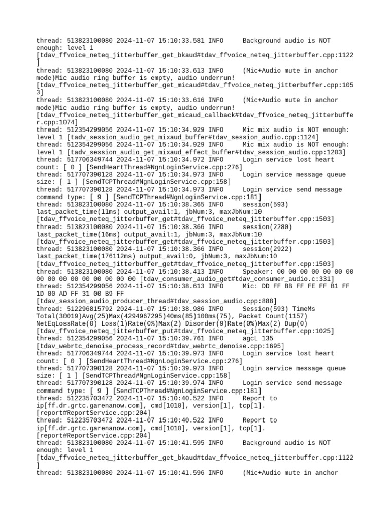 ffrtc_log | PDF | Bit Rate | Internet Architecture