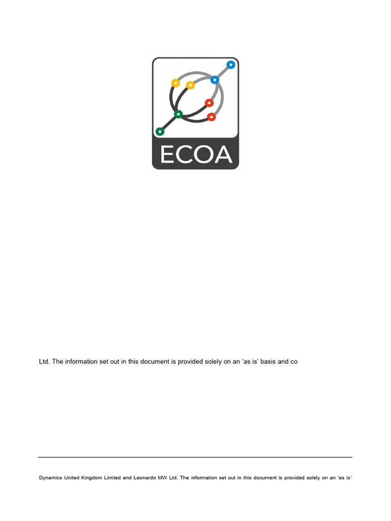 ECOA AS Part 4 SW Interface I06 AS | PDF | Class (Computer Programming) | Integer (Computer Science)