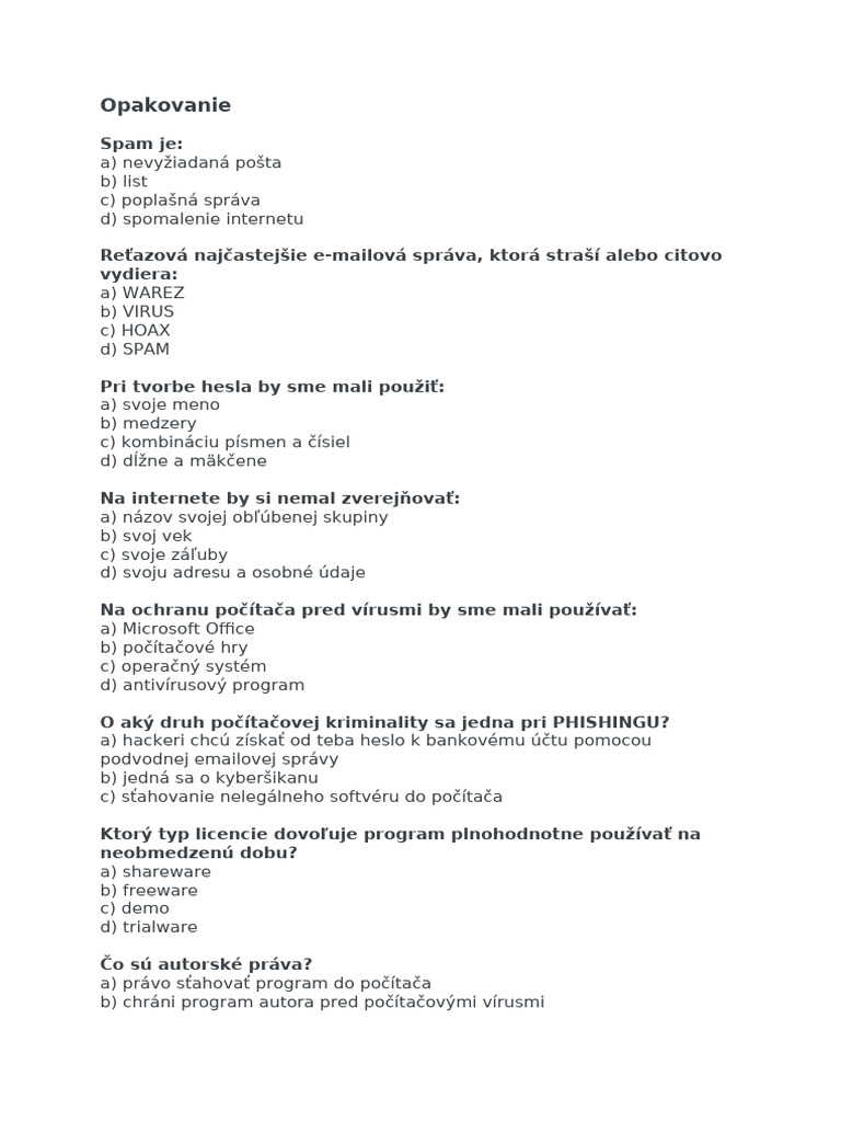 Opakovanie 7. r-1 | PDF