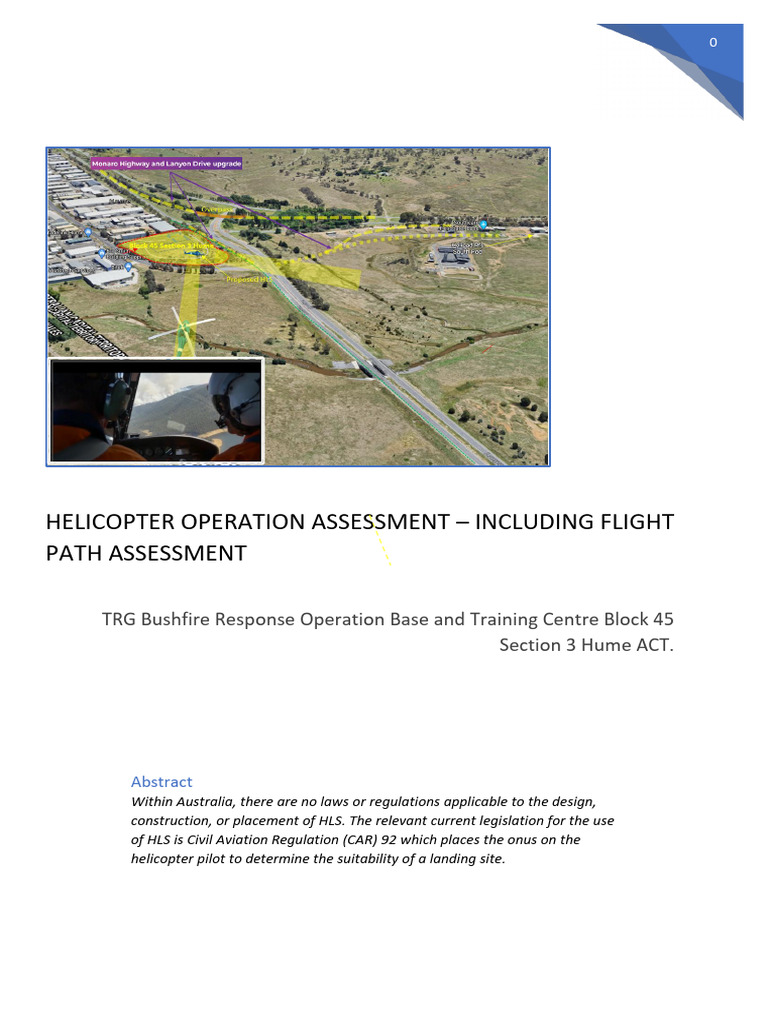 Helicopter Landing Site Assessment | PDF | Rotorcraft | Particulates