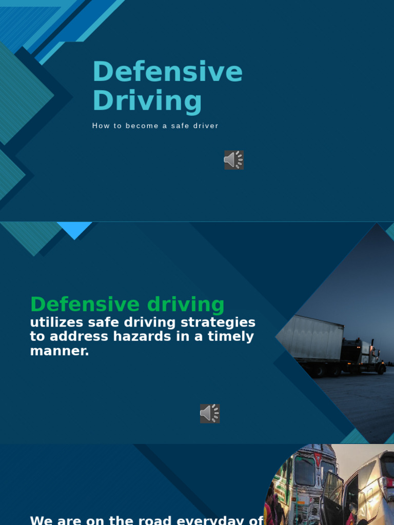 Essential Defensive Driving Tips | PDF | Safety | Road Safety