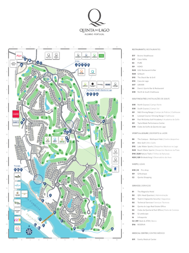 DIGITAL - Resort Map QDL 2023 | PDF | Ball Games | Precision Sports