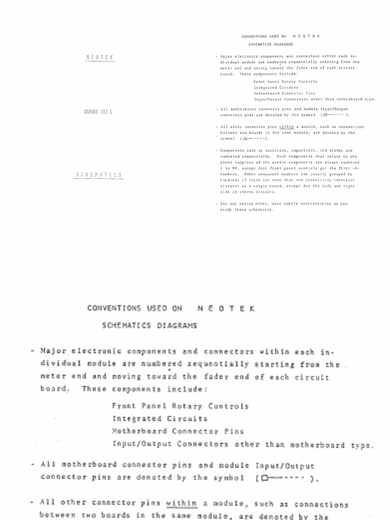 Neotek SeriesIIIc Schematics | PDF