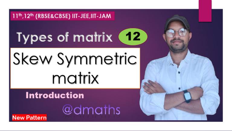 Skew Symmetric | PDF