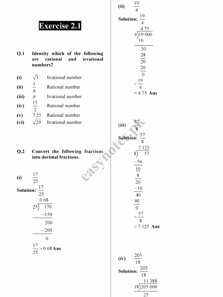 CBSE 9th-Class-Math-Notes-Chapter-2 | PDF