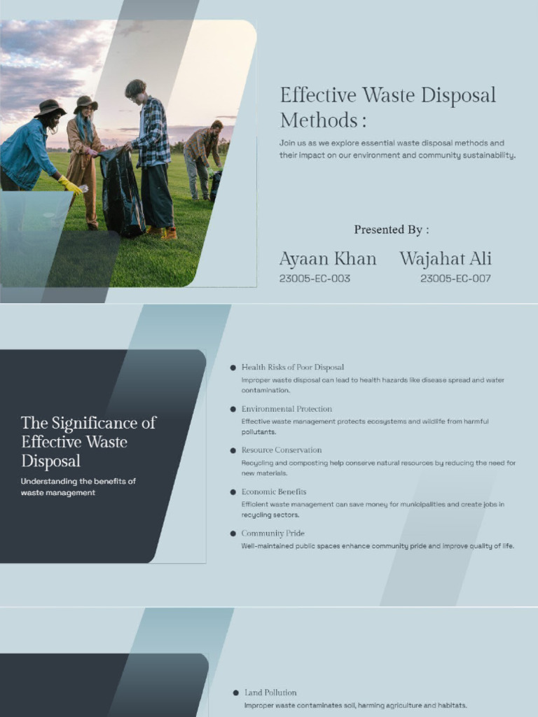 Waste Disposal | PDF