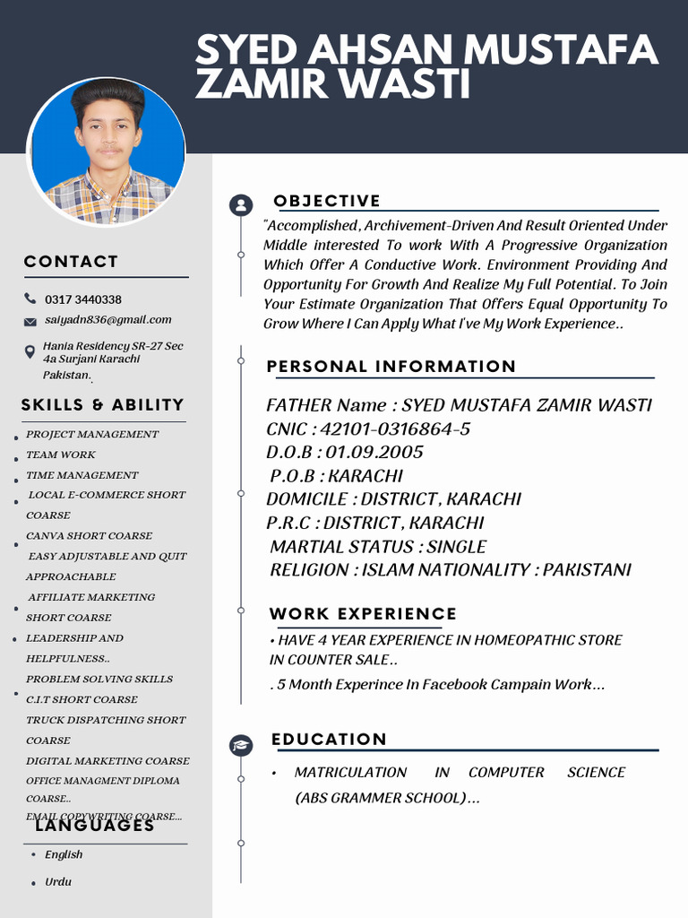 My New CV... | PDF