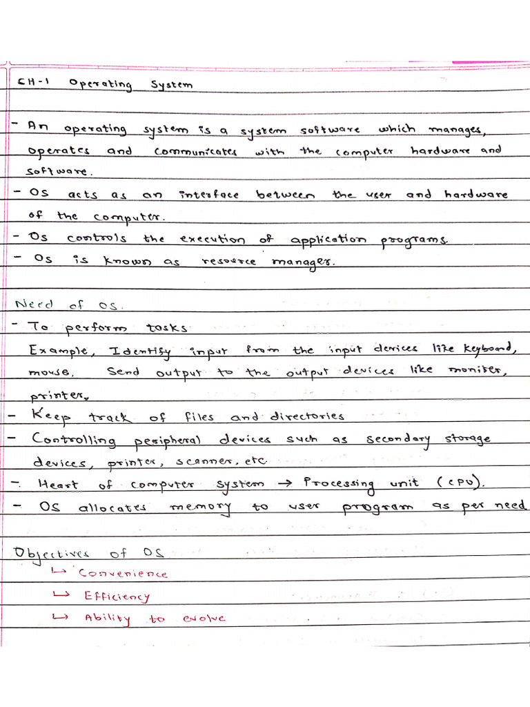 OS Notes | PDF
