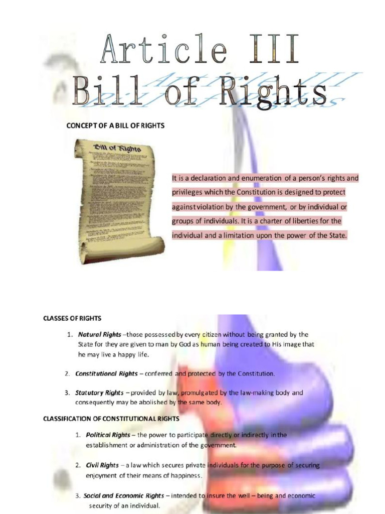 Bill of Rights | PDF